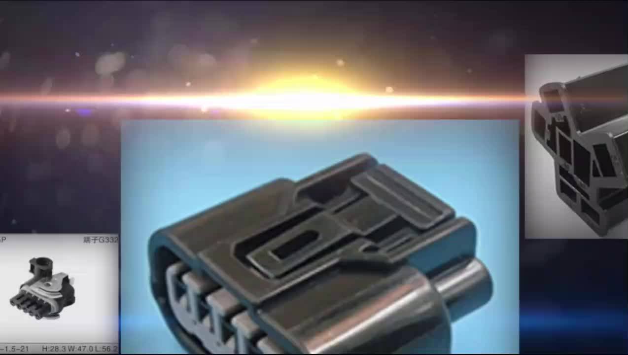 Dj7042ya Delphi 15397577 - 6 Way Black Gt 150 Sealed Female Connector ...