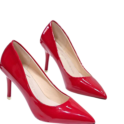 cd细跟尖头伪娘风变装大码女鞋