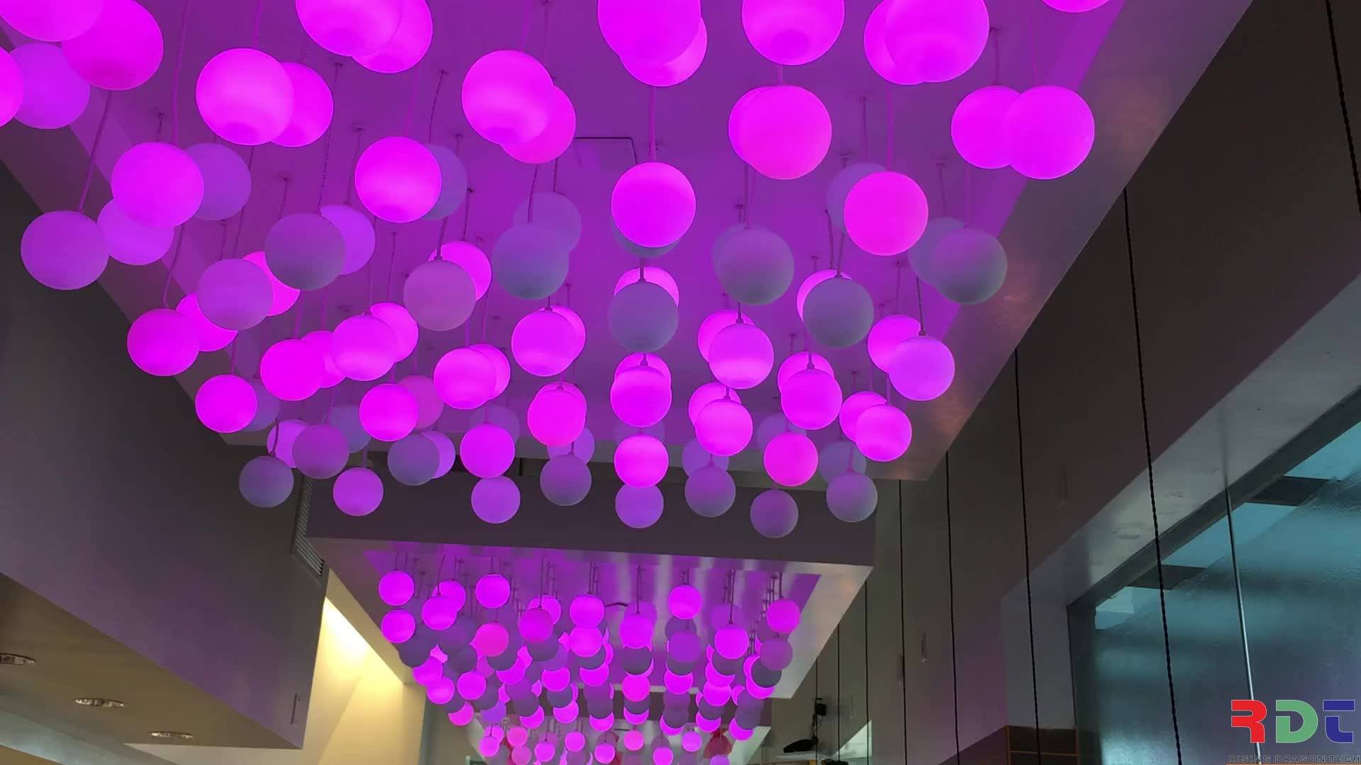 Hanging Plastic Led Christmas Ball Lights - Buy Hanging Plastic Ball ...