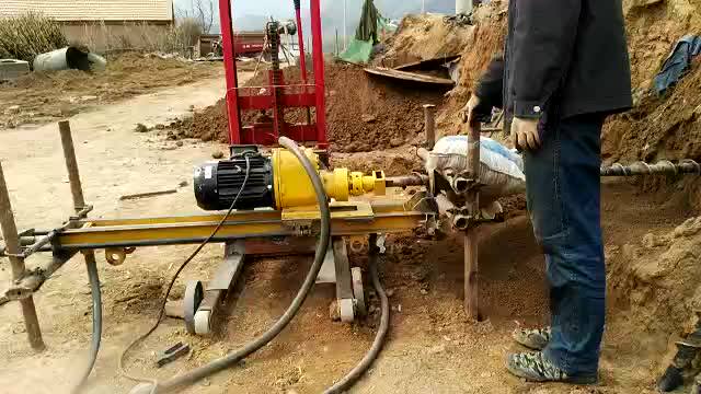 Tie-back Bolt Bore Hole Drill Rig Rotary Head Dth Drill Rig Sloping ...
