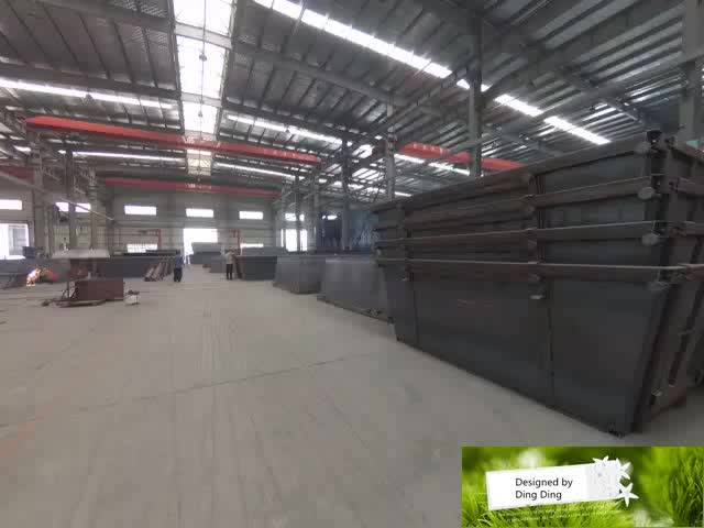 Outdoor Stackable Steel Scrap Bin Industrial Waste Chain Lift Bins Skip ...