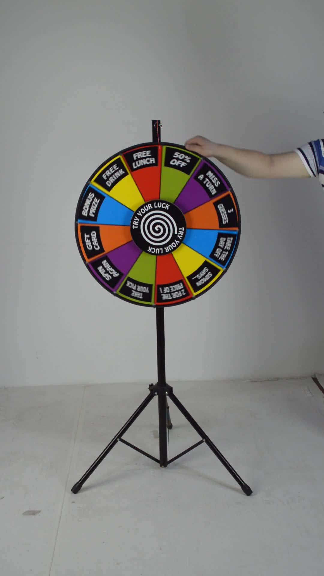 Magnetic Wheel Of Fortune Lucky Turntable Carnivals Spin Prize Wheel ...