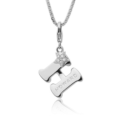 NBA霍华德吊坠纯银男女字母H