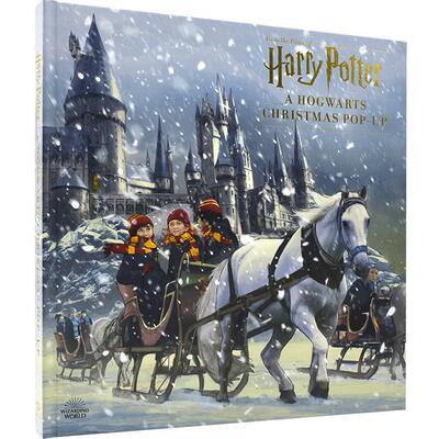 现货 哈利波特霍格沃茨圣诞立体书 英文原版 Harry Potter: A Hogwarts Christmas Pop-Up 精装 圣诞礼品书