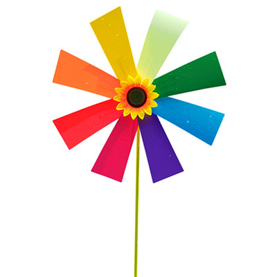 户外广告装饰多彩荷兰大风车