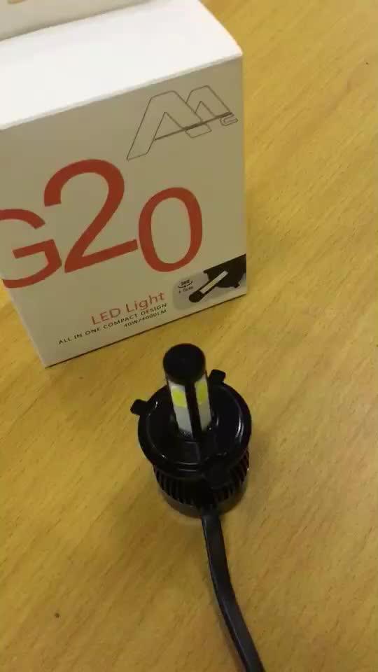 G20 Led Headlight H1 H3 H7 H11 9005 9006 Car Led Bulb 40w 4000lm Led ...