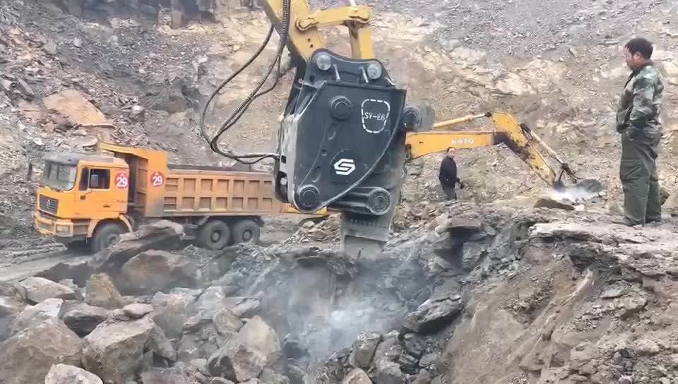 Excavator Vibro Hammer Hydraulic Vibro Ripper With France Motor - Buy ...