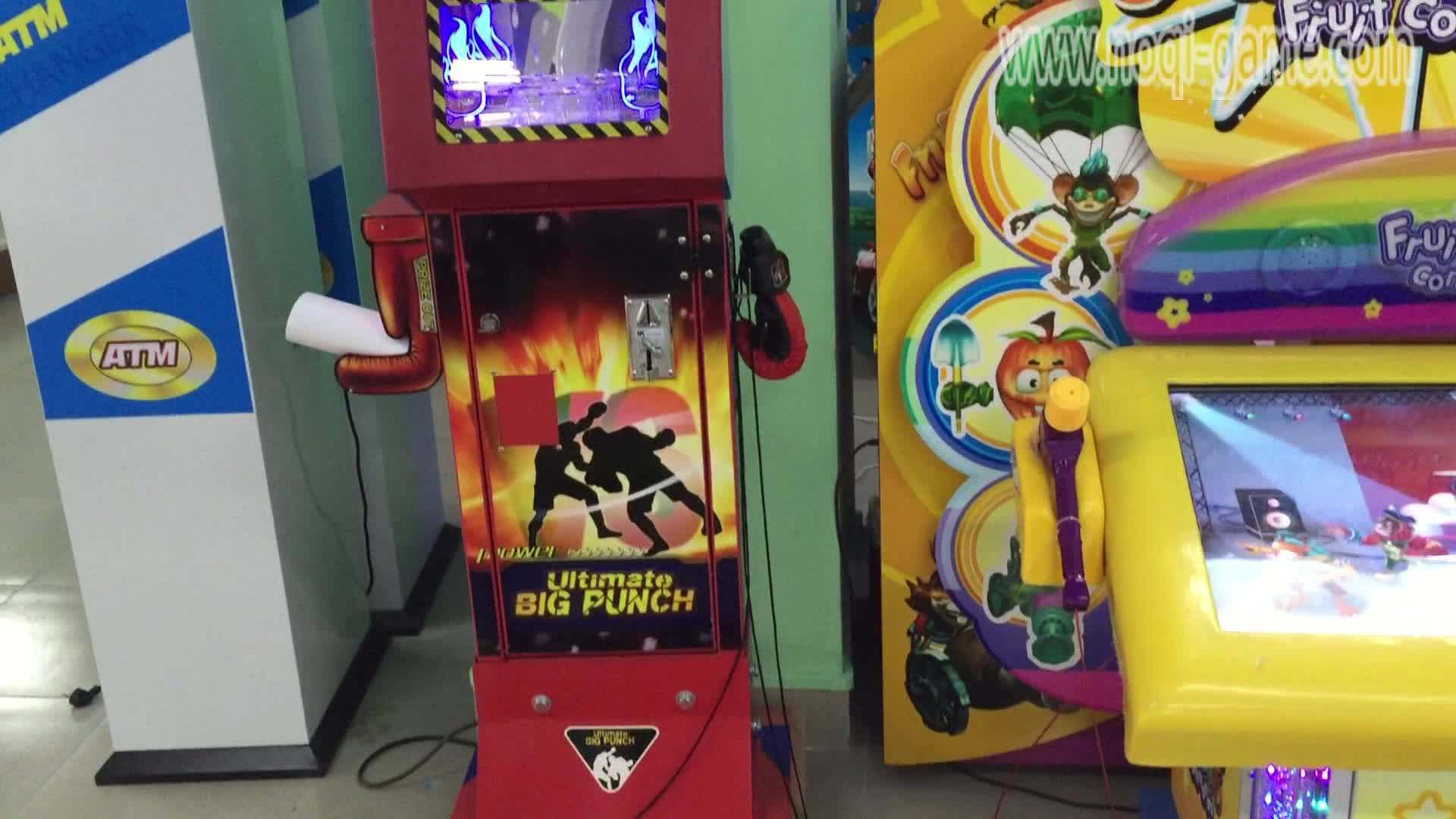 Adults Arcade Scoring Standing Reflex Bag Punch Boxer Video Game ...