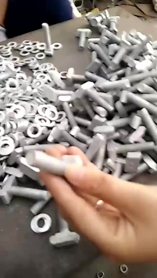 T Head Bolt For C Channel/ Hot-dipped Zinc Coated With Good Quality ...