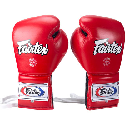 Fairtex真皮绑绳bgl7拳击手套