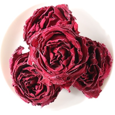 西瑞合元法国重瓣玫瑰花冠茶冻干