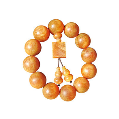 佛珠念珠琥珀木满油全透