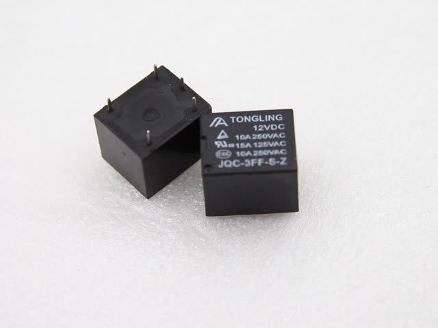 T73 Relay Jqc-3ff-s-z 250vac/30vdc Pcb 12v 10amp Small Relay - Buy T73 ...