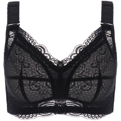 超薄款内衣大胸显小聚拢防下垂