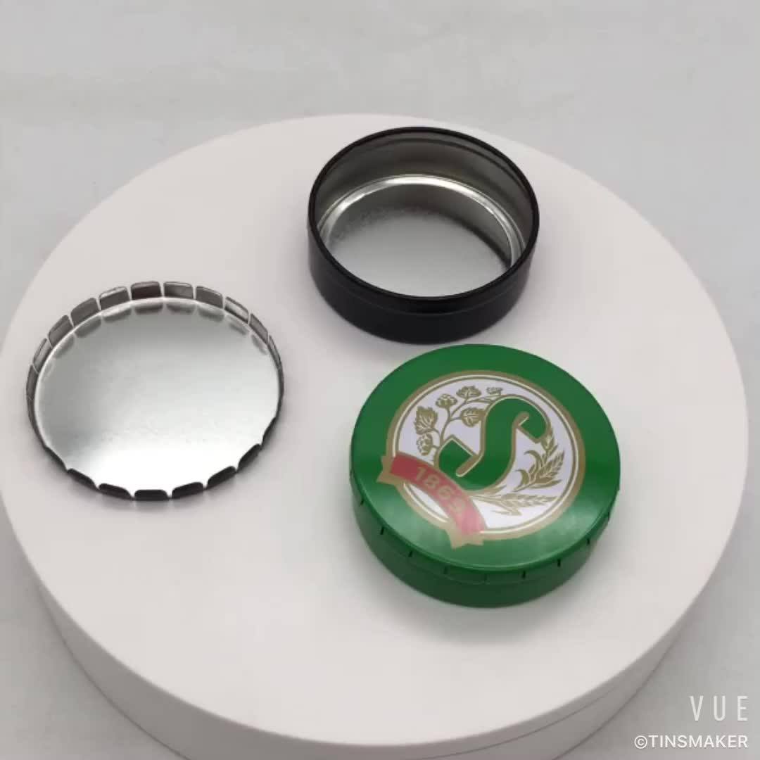Wholesale Click Clack Round Mint Tin Can Round Tin Box - Buy Metal Tin ...