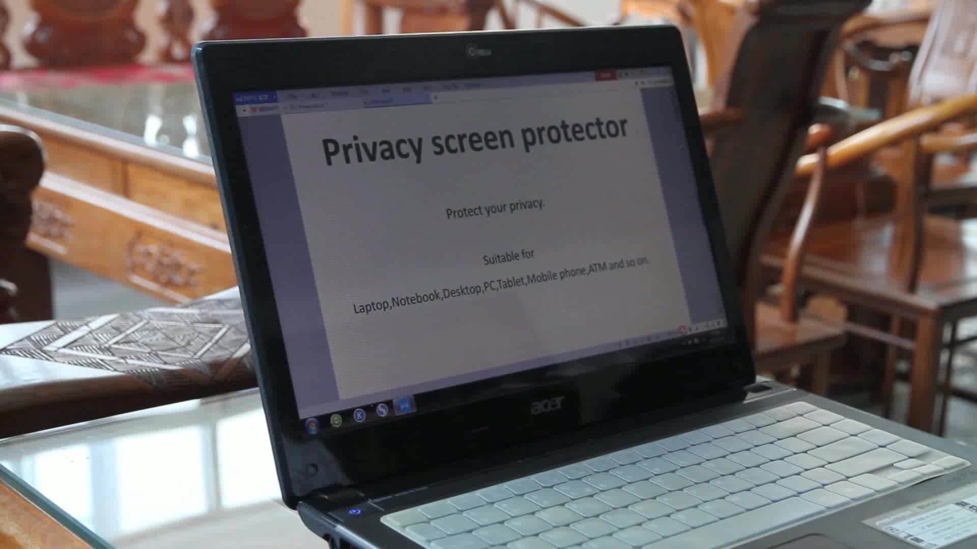 24 Inch Anti-glare Screen Protector Laptod Computer Privacy Filter ...