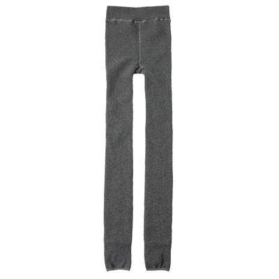 秋冬螺纹打底裤女外穿灰色加绒