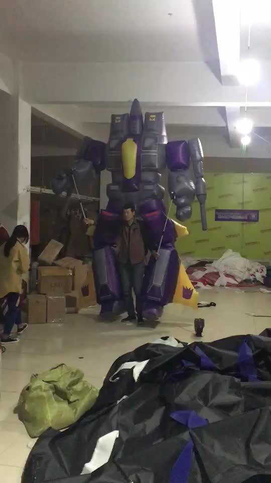 Customized Inflatable Giant Inflatable Walking Robot Model Costume For ...