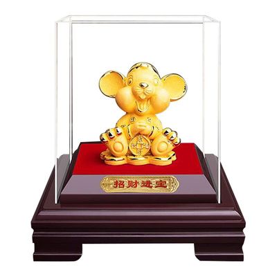 绒沙金鼠年保险4s店活动开业礼品