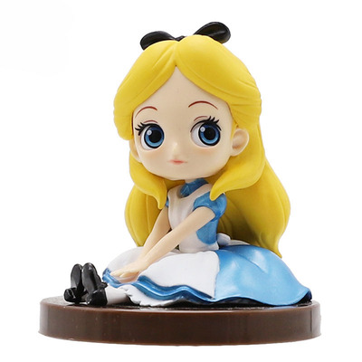 万代Qposket迷你 水晶公主可爱公仔1迪士尼人偶 爱丽丝玩具35671A