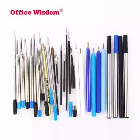 Metal Ballpoint Pen Refill Medium Black Twin Cheap Refill - Buy Metal ...