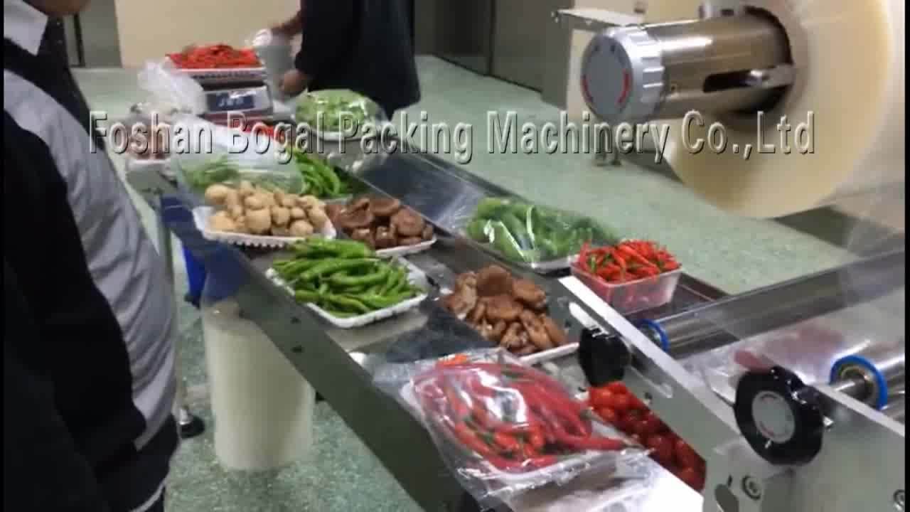 Fresh Vegetables Fruit Automatic Fow Wrapper Wrapping Machine - Buy ...