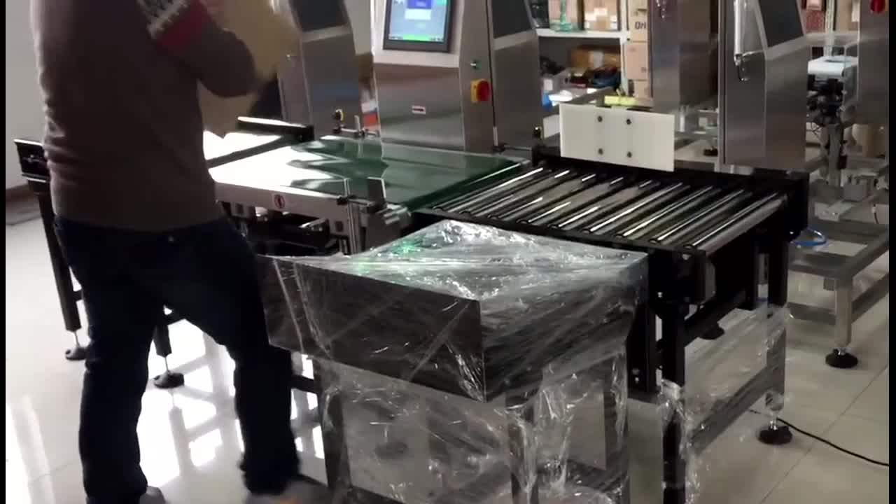 Heavy duty in-motion inspection electronic weighting check weigher ...