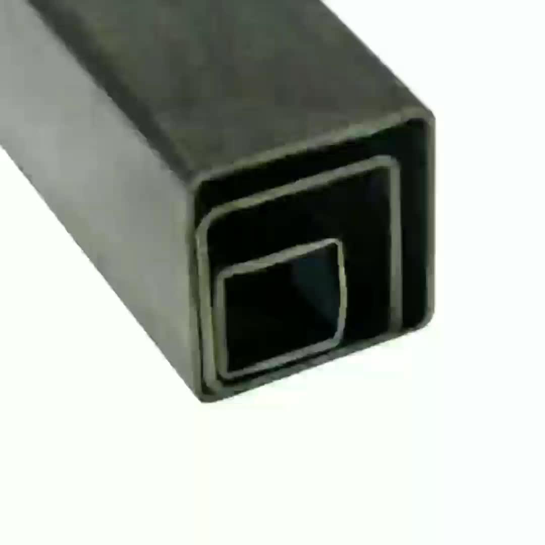 1 Inch 2" Gi Pipe Full Form Emt Square Steel Profile Iron Structure ...