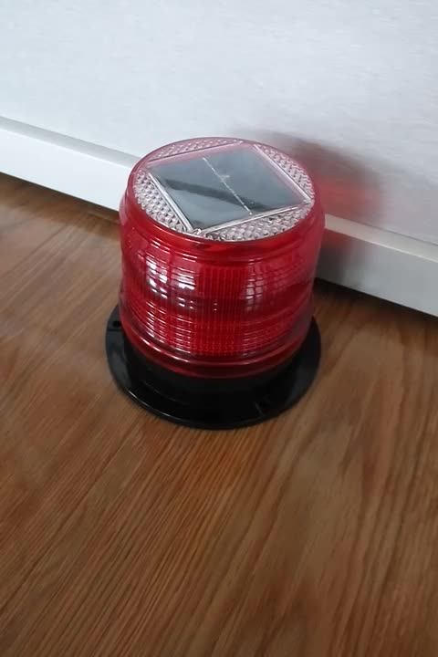 Solar Powered Led Safety Traffic Flashing Warning Light For ...