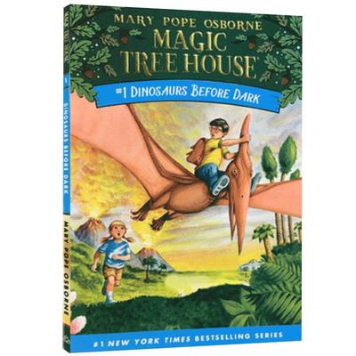 英文原版神奇树屋恐龙历险记