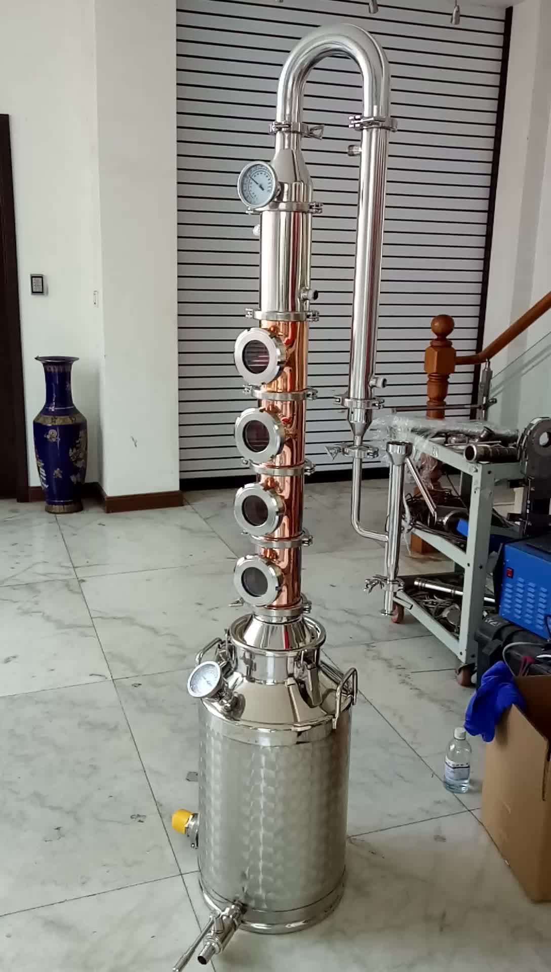 Dye 50l/15gal Home Alcohol Distiller Stainless Steel Moonshine Still ...