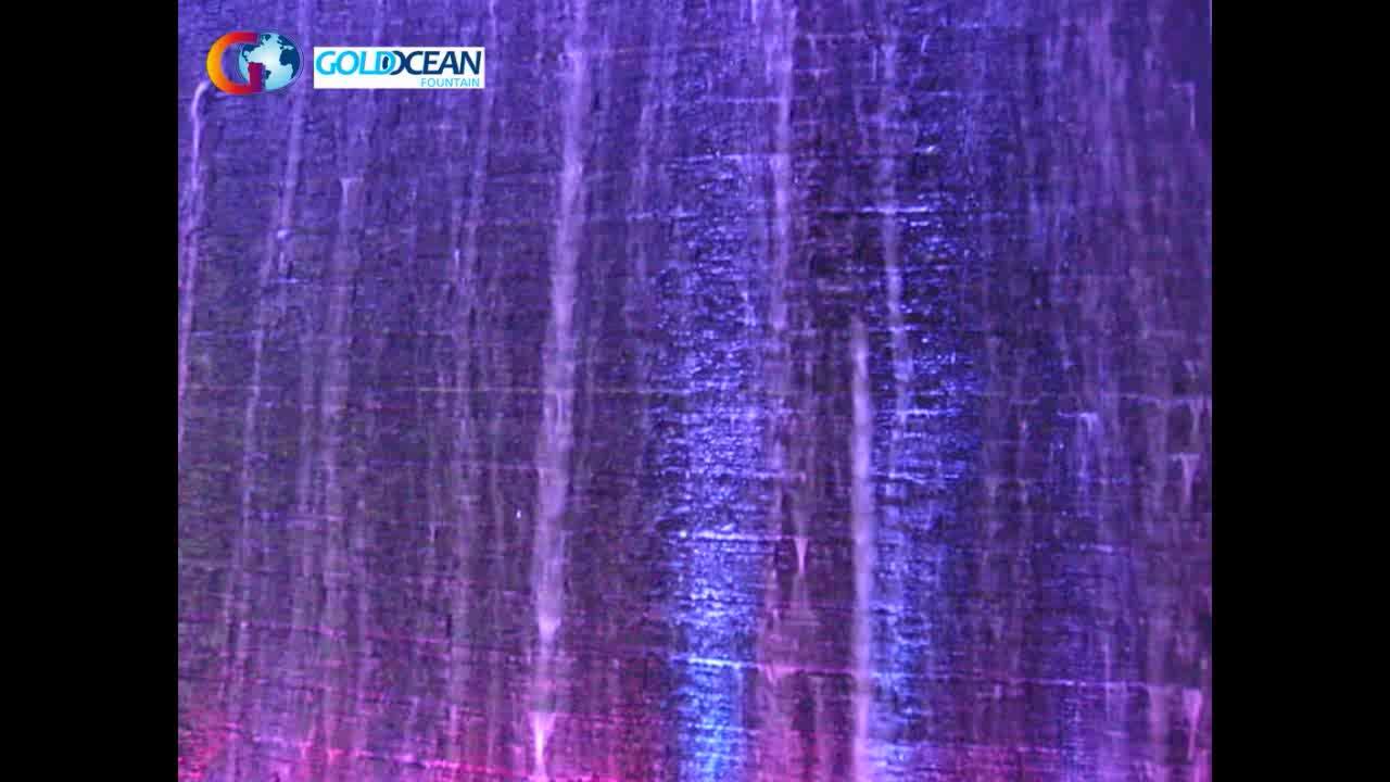 Free Design Outdoor Water Wall Led Lights Water Fall Waterfall Water ...