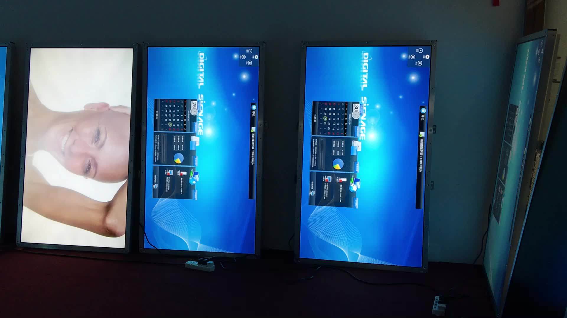 32 Inch Lcd Panel Full Hd Indoor Lcd Advertising Wall Vga Interface ...