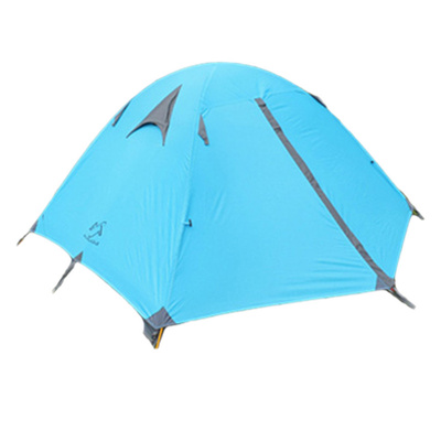 巅峰户外双层便携式铝杆野营帐篷