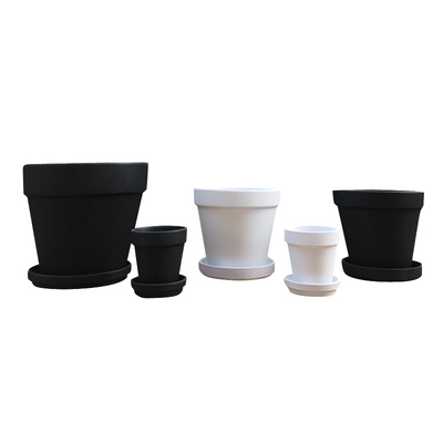 陶瓷黑白多肉植物北欧工业花盆