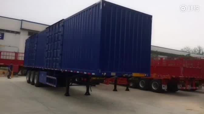 Cimc High Quality Wing Van Trailer,Wing Body Truck Trailer,Open Van ...