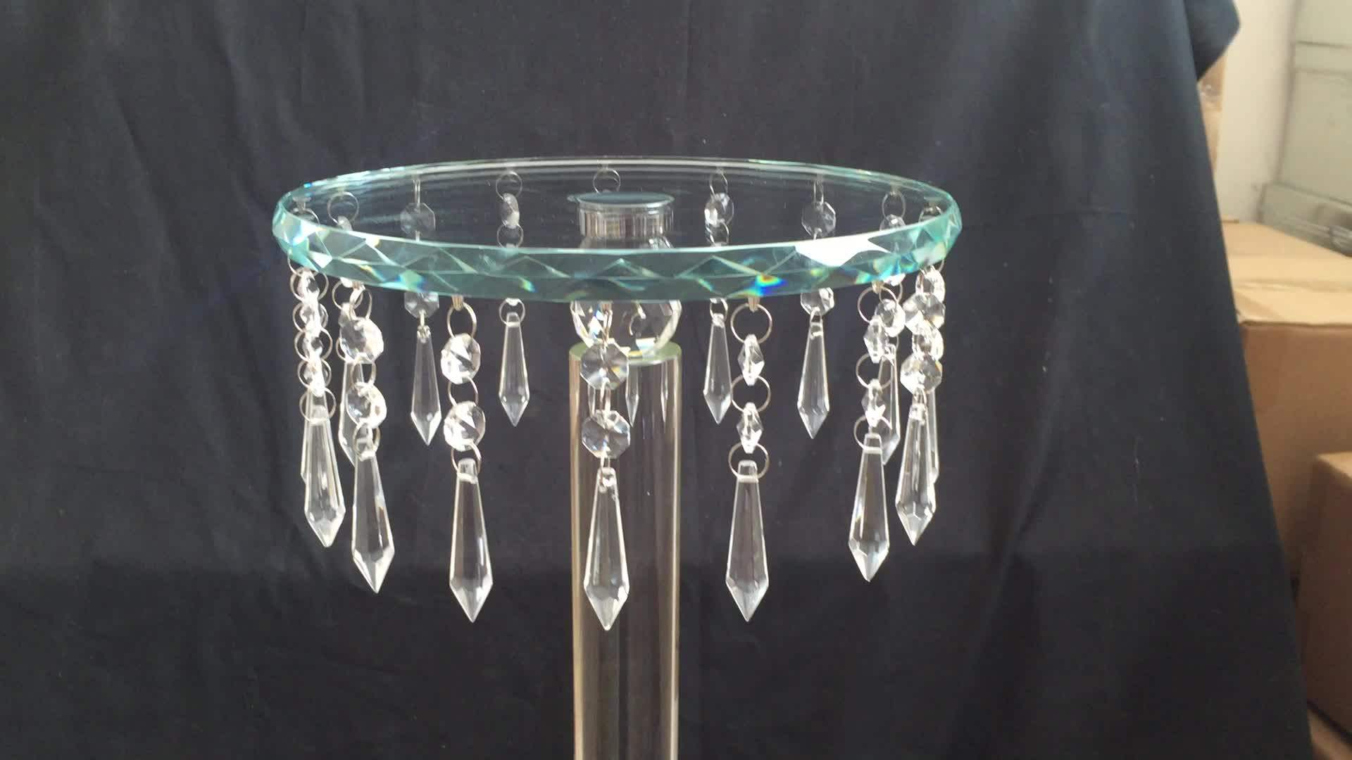 70cm Height Crystal Flower Stand Chandelier Wedding Table Centerpiece ...