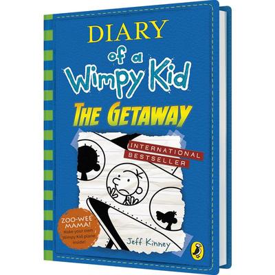 英文原版小屁孩日记第12册:逃跑去度假 DIARY OF A WIMPY KID THE GETAWAY BOOK 12 ESPORT ED 小学初中生课外读物 英国进口精装