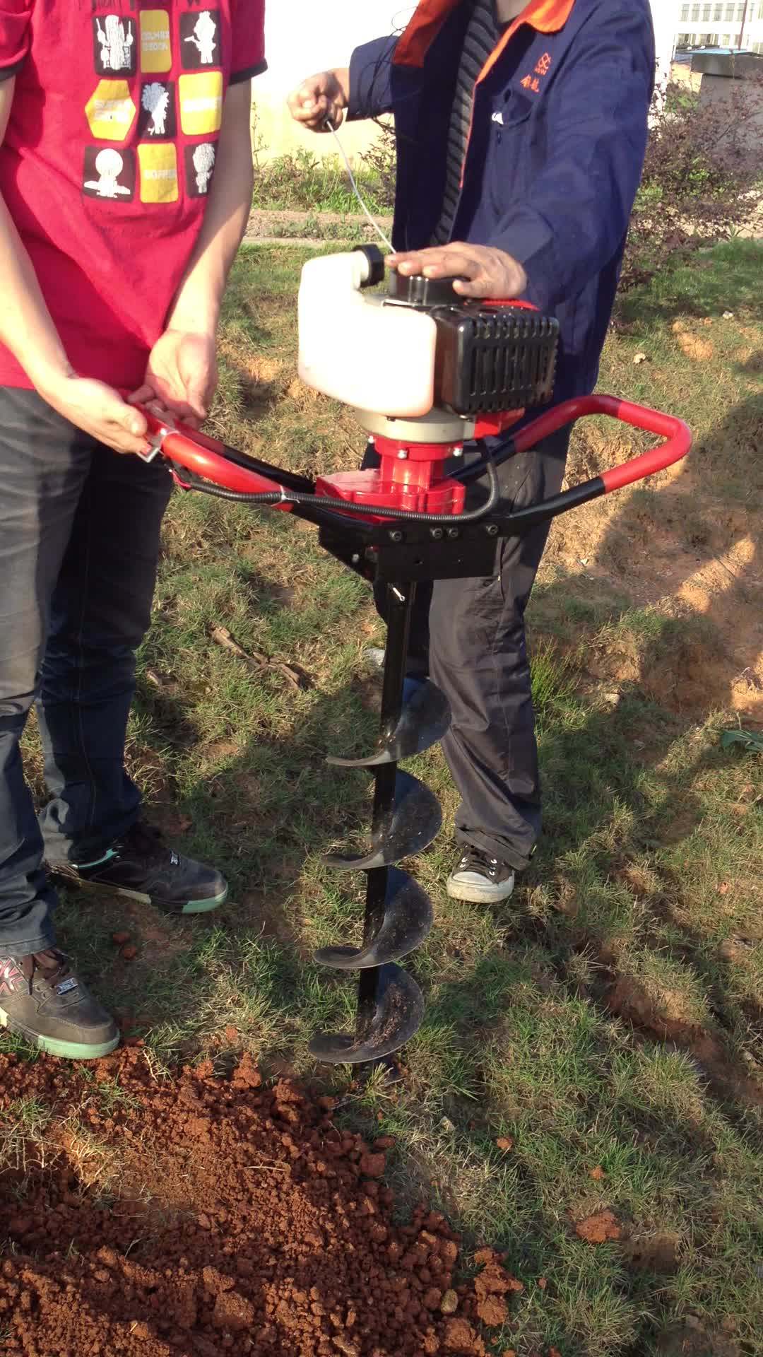 Gasoline Power Drill Ground Drilling Machine Digging Tools - Buy ...