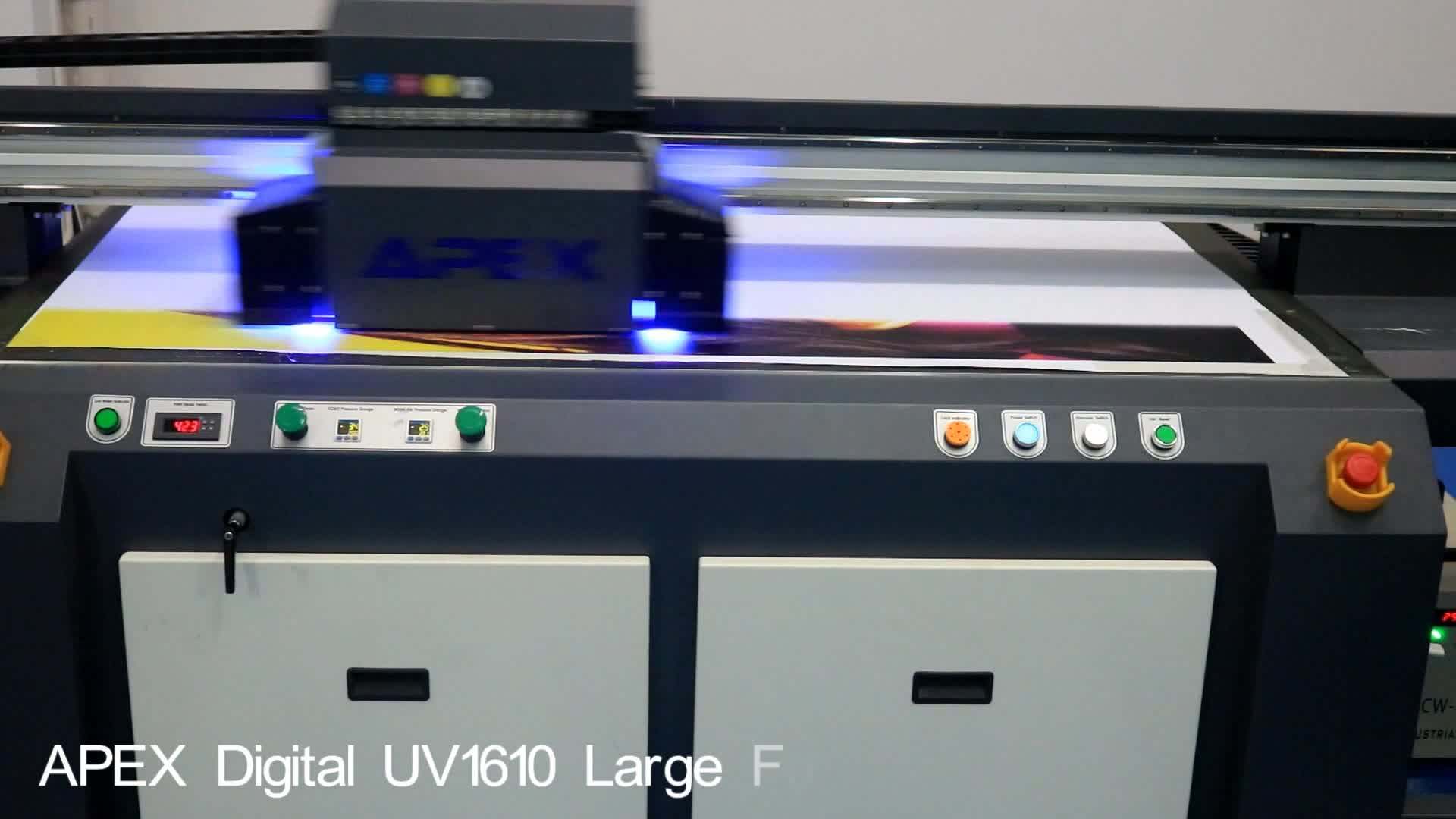 Apex Digital Printer Machine 5 Color Uv1610 Large Format Printer - Buy ...