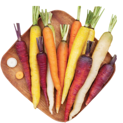 彩虹水果混合胡萝卜种子浓郁甜脆