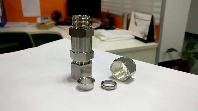 Ss316 Air Compressor One Way Check Valve Spring Loaded No Return Valve ...