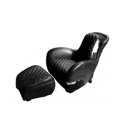 furnittu沙发皮革马鞍椅