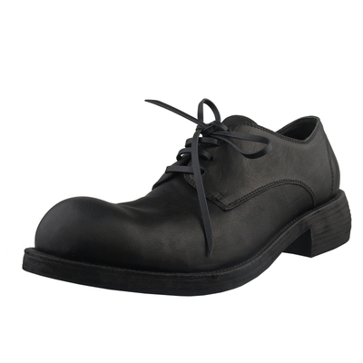 固特异休闲皮鞋奈瑟圆头复古