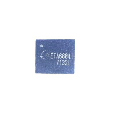 ETA6884 移动电源芯片 5V/3A 可同充放电 4颗LED QFN 常用管理IC