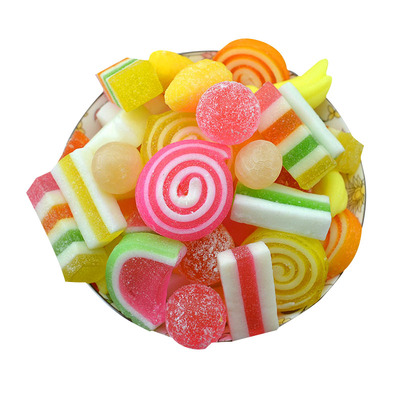 整袋5斤装多口味混搭水果软糖