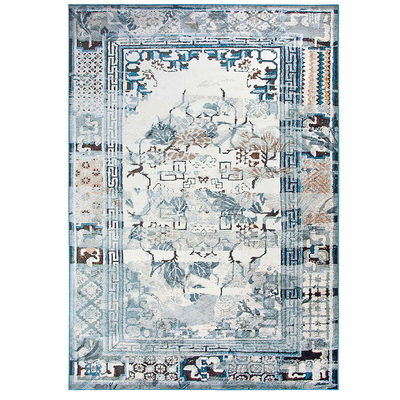 新中式客厅书房轻奢古风水墨地毯