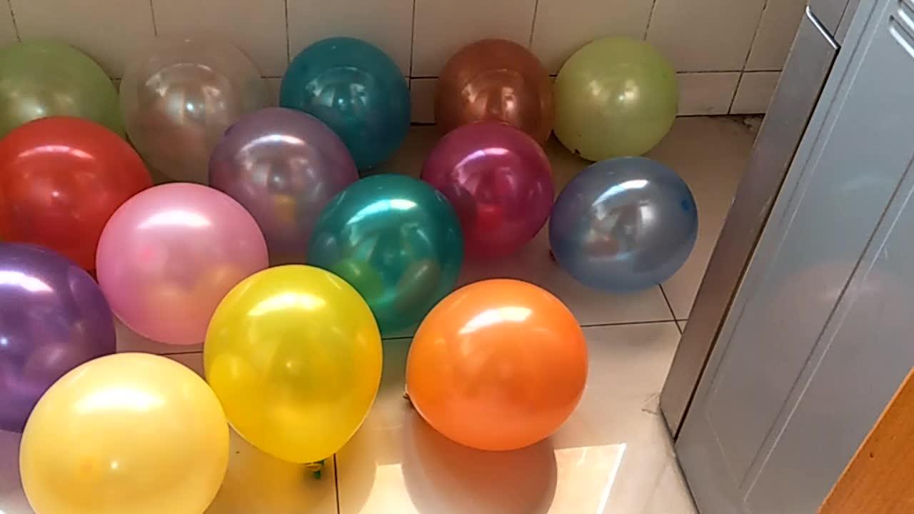 9 Inch Glossy Balloons Metallic Shining 2.2g - Buy 9 Inch Pearl Globos ...