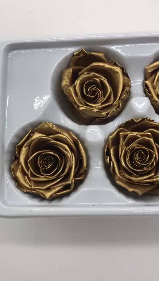 2017 New Arrive Soft Preserved Rose Petals Gold Rose Wholesale ...