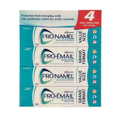 加拿大直邮舒适达固齿蛀抗酸牙膏